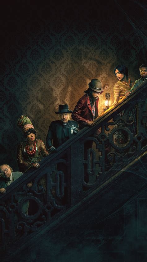 Haunted Mansion Wallpaper 4k Danny Devito Owen Wilson