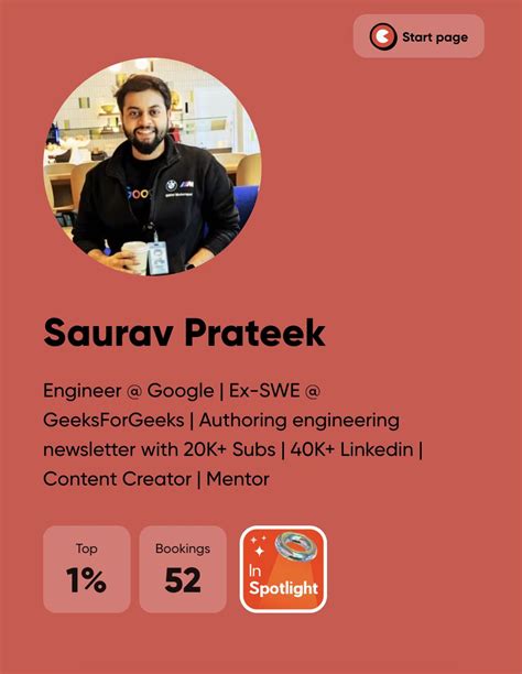 Saurav Prateek On Linkedin Topmate Softwareengineering Tech Programming Coding