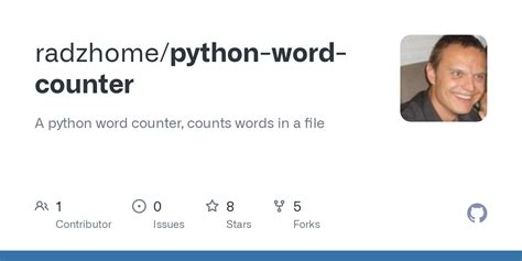 Github Radzhomepython Word Counter A Python Word Counter Counts