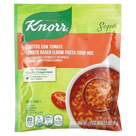 Knorr Tomato Based Elbow Pasta Soup Mix 35 Oz 100 G