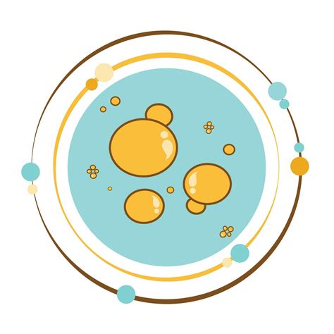 Bakers Yeast Saccharomyces Cerevisiae Science Vector Illustration