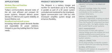 Eltek Minipack 48800 Wir 241117130 Efficient Power Solutions