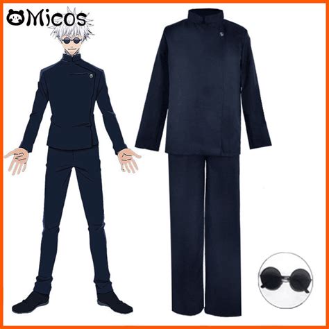 Satoru Cosplay Đồng Phục Jujutsu Kaisen Gojo Satoru Trang Phục Hóa