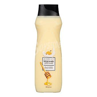 Deliplus Gel baño dermo aroma piel normal con leche y miel Botella 750 ml