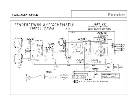 Unraveling The Secrets Fender Twin Reverb 135 Watt Schematic Explained