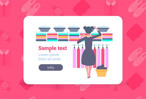 뒷 보기 메이드 인 흑백 유니폼 정리 깨끗 한 옷 주부에서 가족 의류 옷장 효과적인 집 조직 개념 수평 전체 길이 복사 공간 가구에 대한 스톡 벡터 아트 및 기타 이미지