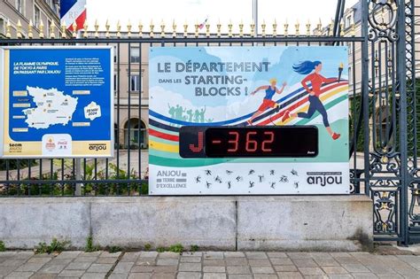 Le décompte pour les JO 2024 est de retour Sport Cholet maville