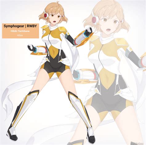 Hibiki Tachibana Rwby Symphogear Atlas By Seshirukun On Deviantart