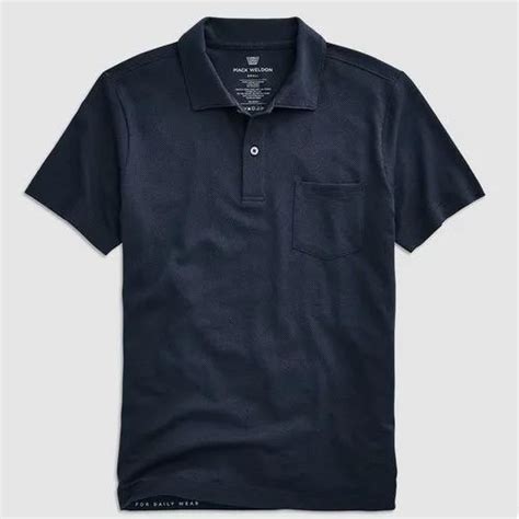 Black Plain Men Half Sleeves Cotton T Shirts Neck Type Round Size