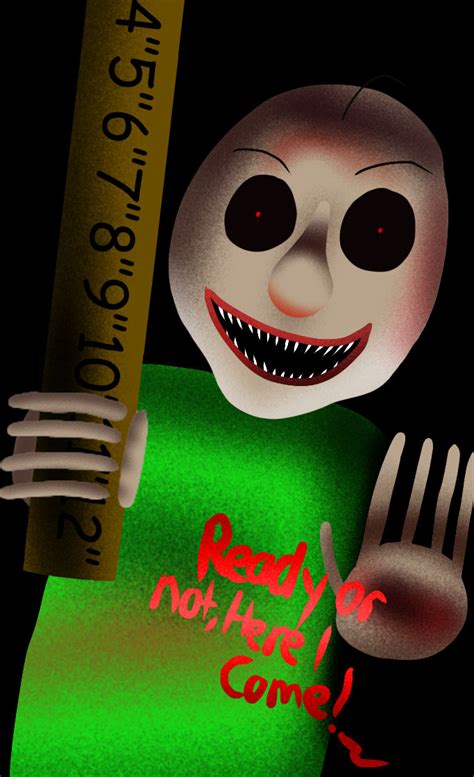 Horror Baldi Art By Supersonicorigins100 On Deviantart