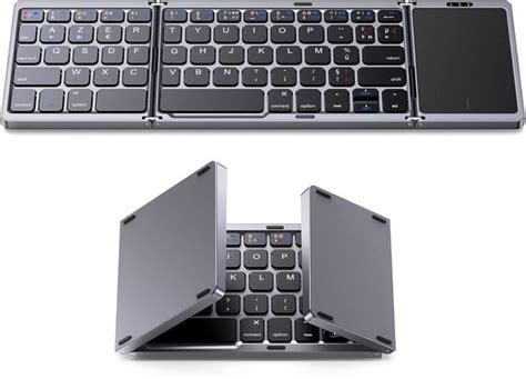 Clavier Sans Fil Avec Pavé Tactile Clavier Bluetooth Pliable Mini