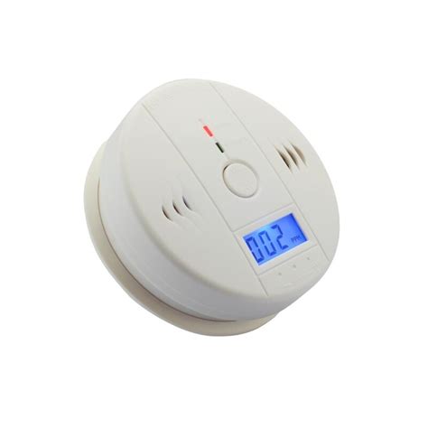 민감한 가정용 Co2 센서 감지기 무선 Co 일산화탄소 중독 연기 가스 센서 경고 경보 감지기 Lcd 표시기 전송 및 케이블