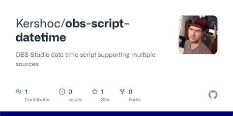 GitHub Kershoc Obs Script Datetime OBS Studio Date Time Script Supporting Multiple Sources