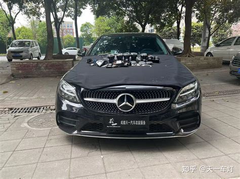 成都重庆奔驰改装 奔驰c260升级氛围灯发光套件旋转高音 知乎