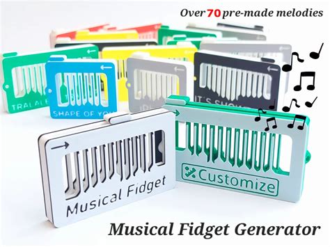 Musical Fidget Generator Free 3d Print Model Makerworld