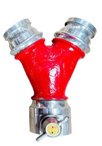 Stainless Steel 63mm One Inlet Two Outlet Collecting Breeches For Fire