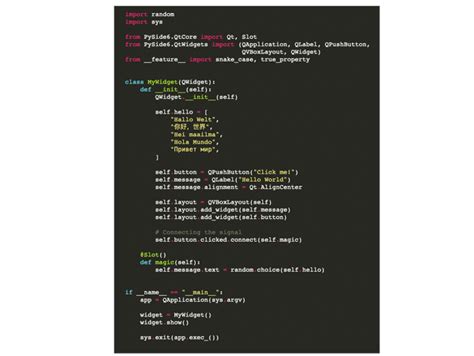 Qt For Python Pyside6 Official Python Bindings