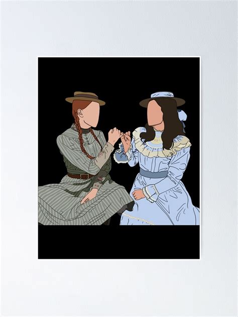 Anne N Diana Anne With An E Poster For Sale By Vent8an Redbubble