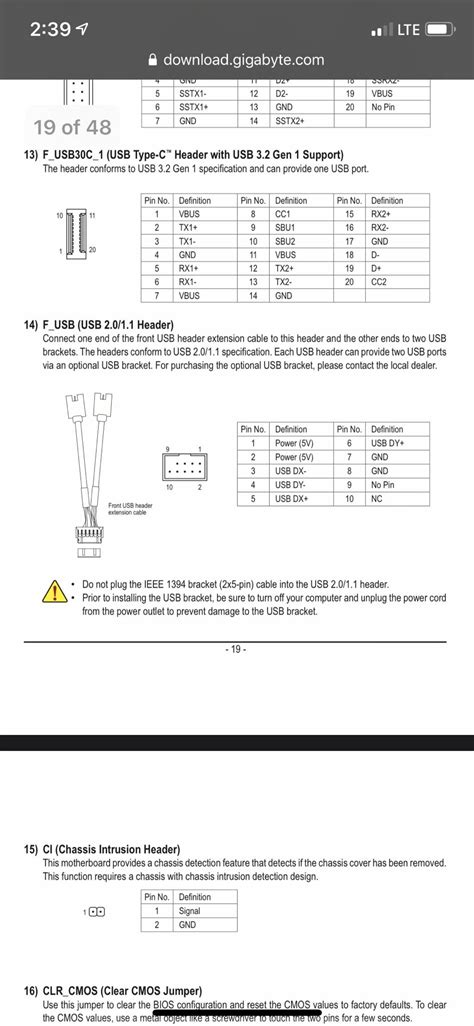Gigabyte Z490i Internal Usb 20 Album On Imgur