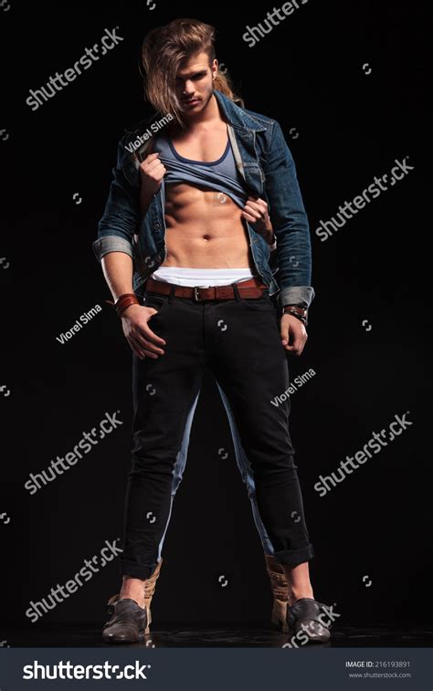 Sexy Man Looking Camera While His Stock Photo Shutterstock