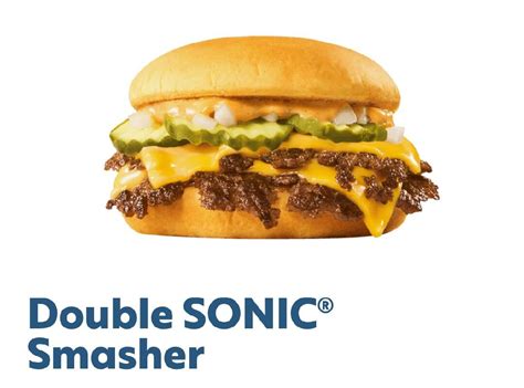 Sonic Drive In Offers 1 Double Sonic Smasher Burger For First One