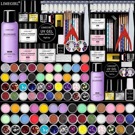 Kit De U As Acr Licas Para Arte De U As Todo Para Manicura Polvo Acr