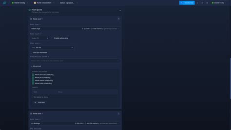 Deploy And Scale Node Pools Bring Your Own Cloud Northflank Application Docs
