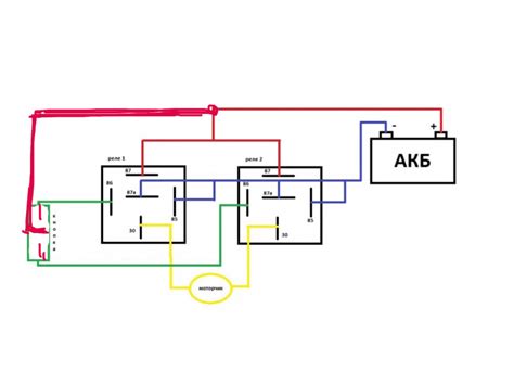 Картинка ДВИГАТЕЛЬ ЧЕРЕЗ РЕЛЕ