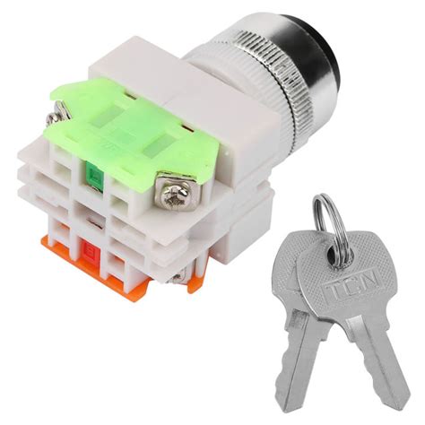 Key Operated Switch 2 Position Security Key Lock Switch Lay37 11y 21