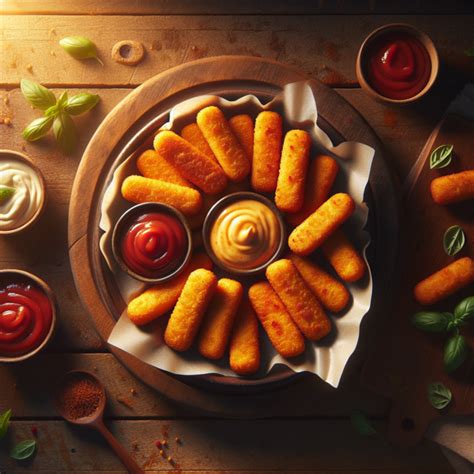Deliciosos Dedos De Queso Mozzarella Crujientes Y Fundidos Perfectos