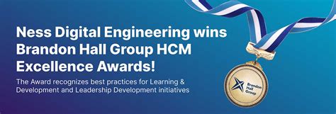 Ness Digital Engineering Wins Brandon Hall Group Hcm Excellence Awards