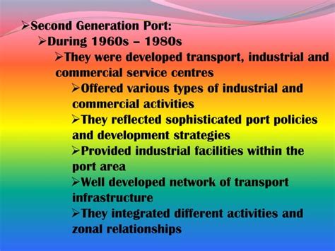Port Operations And Management Slideshow