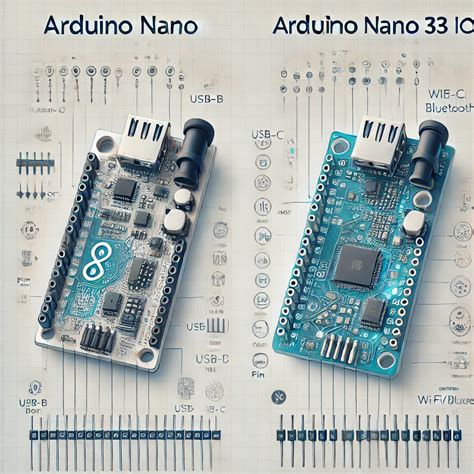 Arduino Nano Vs Arduino Nano 33 Iot Pinout And Features