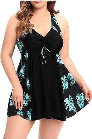 Tankini Swimsuits For Women Plus Size Swimsuit Coverups Two Piece Tummy Control Bathing Suits