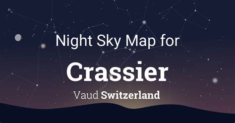 Night Sky Map And Planets Visible Tonight In Crassier