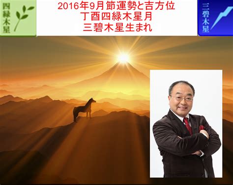 九星気学の秘訣vol116：9月の運勢と吉方位（三碧木星）