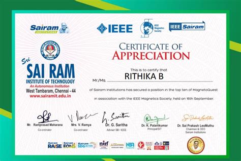 Rithika Balamurugan On Linkedin Honored To Be Among The Top Ten In