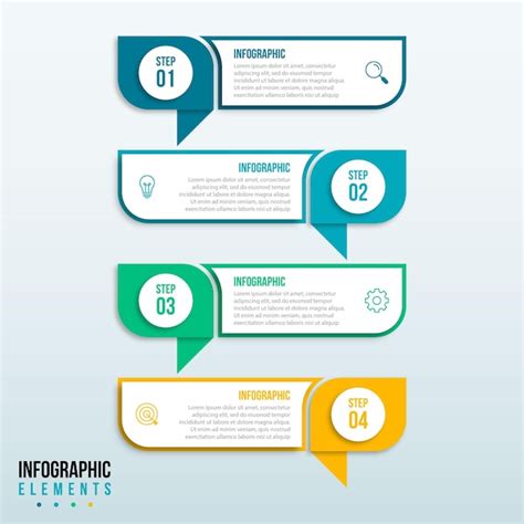 Premium Vector Vector Infographic Label Design Template With Icons And 4 Options Or Steps Can