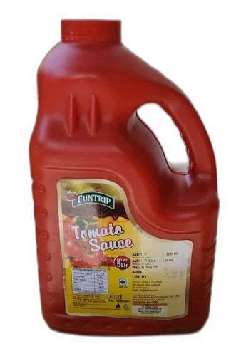 5l Funtrip Tomato Sauce Packaging Type Can Packaging Size 5 Liter