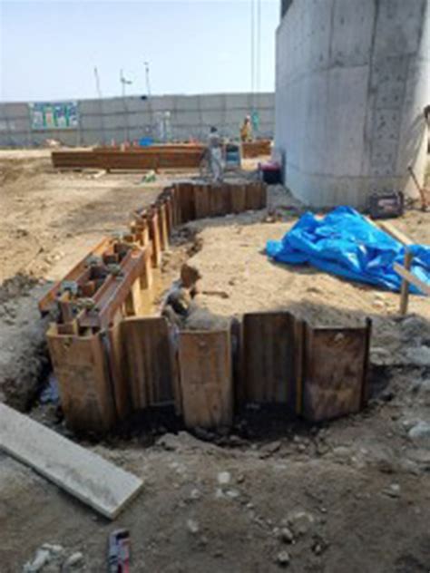 土留用鋼矢板│施工事例│movax工法協会