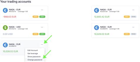 How Can I See And Or Change My MT4 MT5 Account Password NAGA Markets