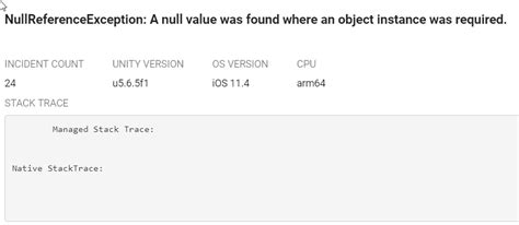 No Stack Traces On Ios Unity Services Unity Discussions