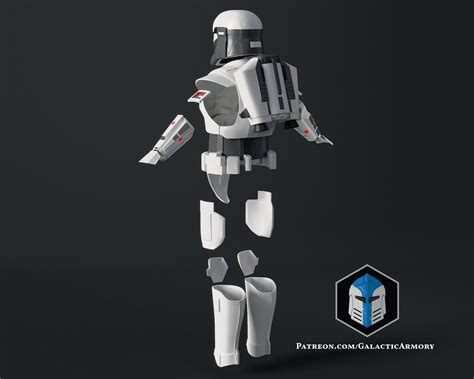 Imperial Mandalorian Commando Armor 3d Print Files Galactic Armory