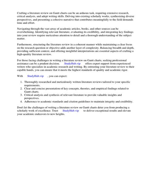 Gantt Chart Literature Review Pdf Behavior Marketing