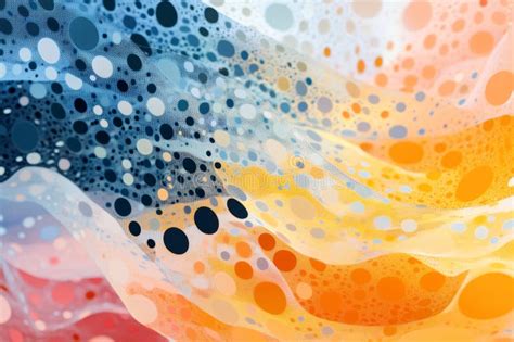 Colorful Abstract Artwork Representing Data Structure With Dynamic