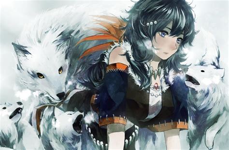 Wolf Girl Wallpaper Wallpapersafari