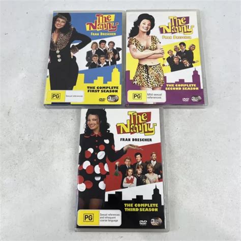 The Nanny Complete Seasons 1 3 Region 4 Dvd Great Condition 2499
