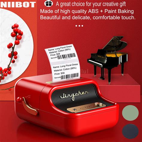 Jingchen Niimbot Label Printer Portable Wireless Bt Thermal Label Maker