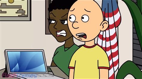 Classic Caillou Gets Caillou Expelledgrounded Big Time Updated Youtube