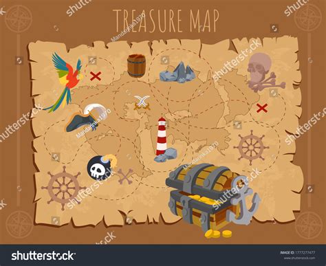 1298 Island Treasure Hunt Stock Vectors And Vector Art Shutterstock